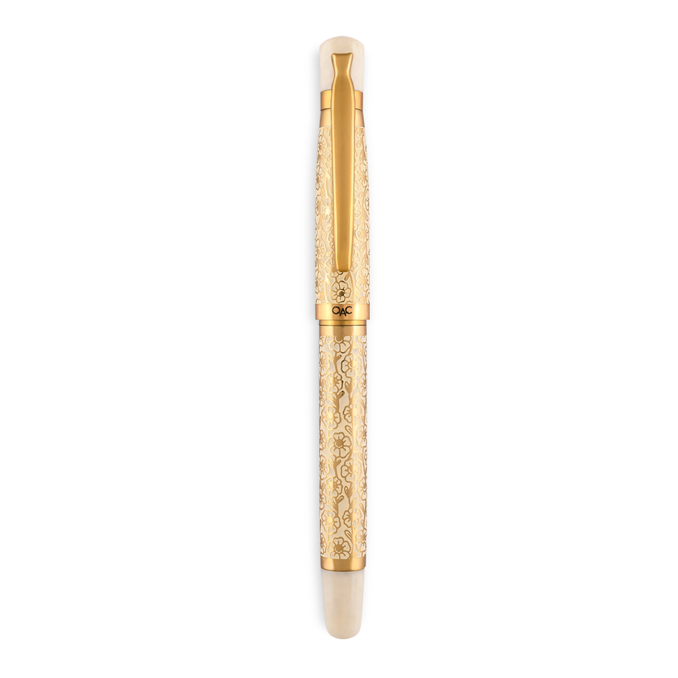 Tulip Ivory Blossom Roller Ball Pen – OAC